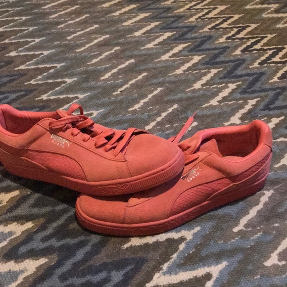 Puma | Shoes | Puma Snake Suede Pattern Shoe | Poshmark